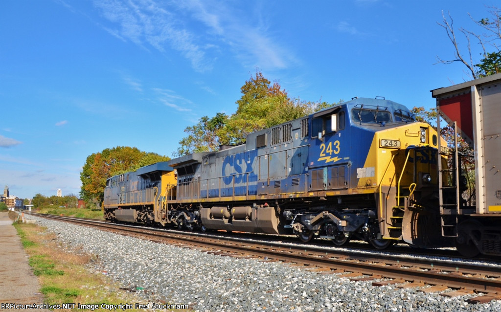 CSX 243 wraps up my journeys for this day.